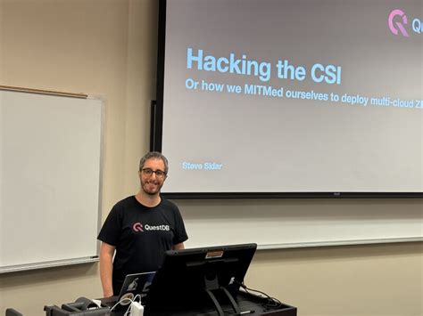 Steven Sklar On Linkedin Atlcloudcon Kubernetes Questdb