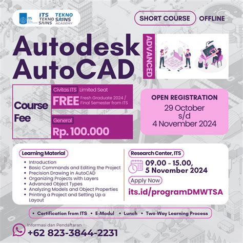 Autodesk Autocad Training Institut Teknologi Sepuluh Nopember Autodesk Autocad Training Institut Teknologi Sepuluh Nopember