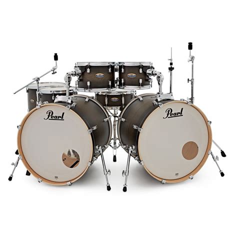 Offline Pearl Decade Maple 7pc Double Kick Drum Kit Satin Black