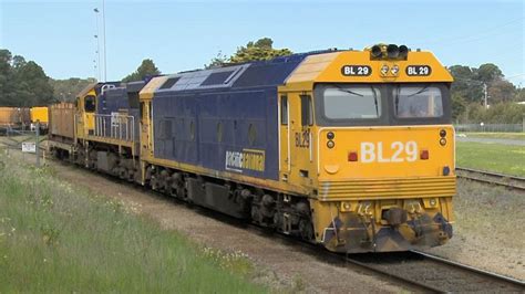 Steel Train In Australia Pacific National Broad Gauge Railway Poathtv Youtube