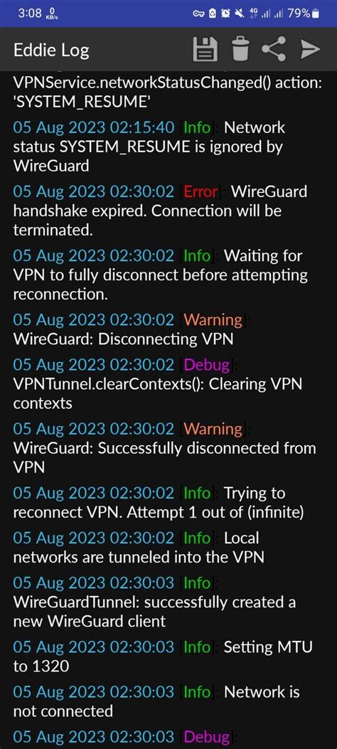Wireguard Constant Disconnections On Android Troubleshooting And Problems Airvpn