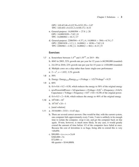 Computer Architecture A Quantitative Approach 6th Edition Solutions Manual By John L Hennessy