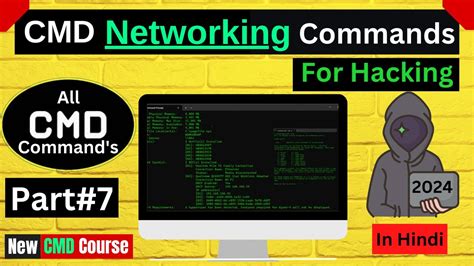 All Cmd Networking Commands For Hacking Part7 2024 Youtube