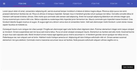 Issue With Mui Scrollable Tabs Codesandbox
