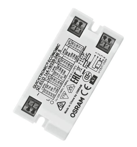 Osram Quicktronic Qt Eco 1x18 24 220 240v S