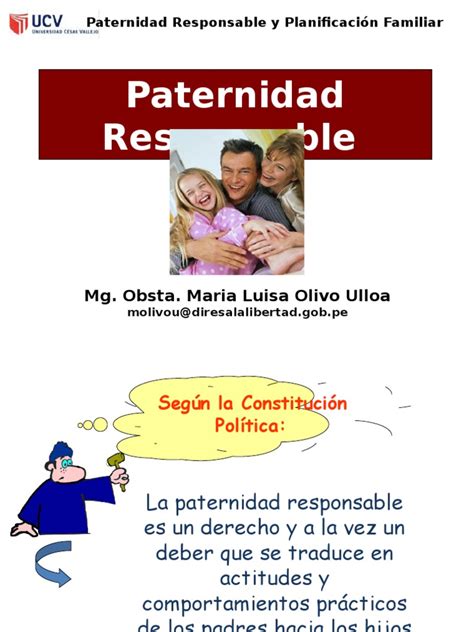 2 Paternidad Y Maternidad Responsable Pdf Parto Planificación Familiar