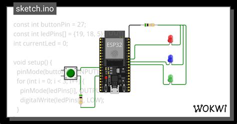 Tp1 Ex2 Wokwi Esp32 Stm32 Arduino Simulator
