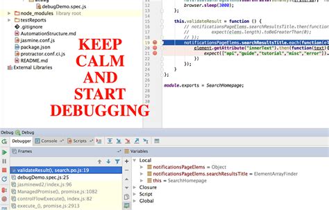 Debug Protractor Automated Tests Under Webstorm By Sergiu Nicolae