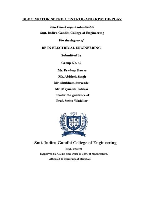 Bldc Motor Speed Control And Rpm Display Pdf Resistor Light Emitting Diode