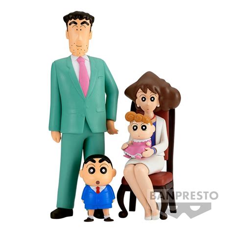 蠟筆小新 野原家 家庭照 Vol2 美冴 And 小葵 野原廣志 模型 公仔 景品 媽媽 妹妹 小新 Banpresto 蝦皮購物
