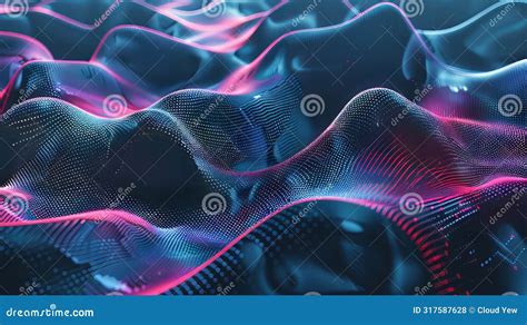 Geometric Design Texture Inspired By Ai Algorithmic Processing Stock Illustration Illustration