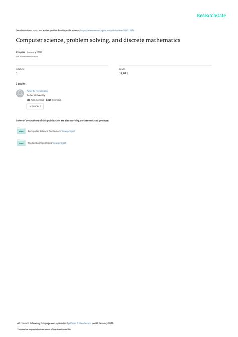 Body Engneering Math See Discussions Stats And Author Profiles For This Publication At