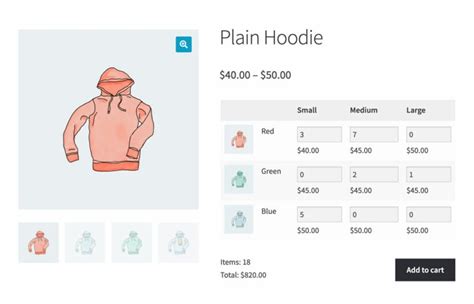 WooCommerce Bulk Variations WordPress Price Matrix Plugin