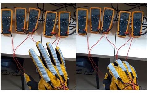 Testing Flex Sensors Resistance Values Are Different During Flexion