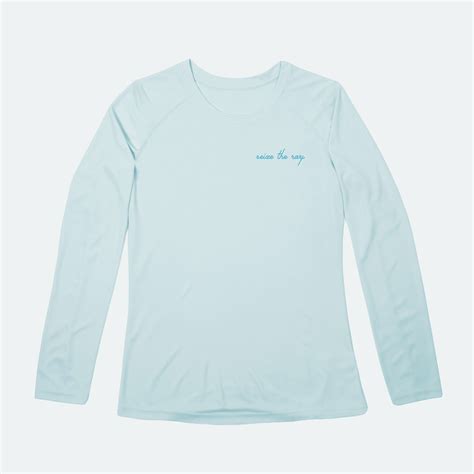 Womens Seize The Ray Script Solar Long Sleeve