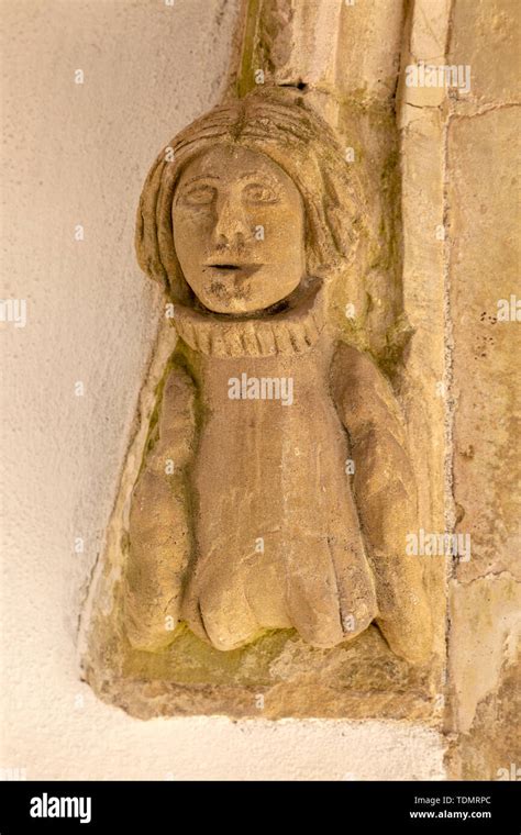 Interior Village Parish Church Of Saint Margaret Chilmark Wiltshire