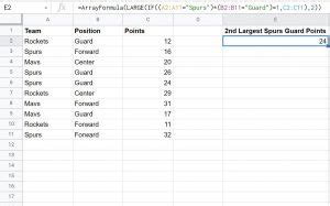 How To Use A Large If Formula In Google Sheets