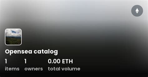 Opensea Catalog Collection Opensea