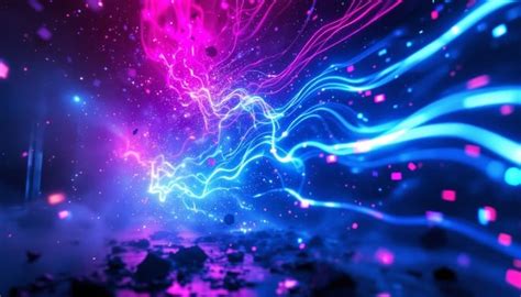 Free Neon Wind Currents Image Cyberpunk Futuristic Digital