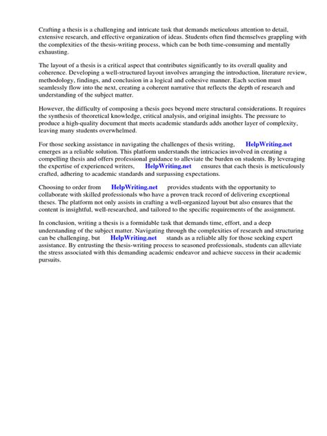 Layout Thesis Pdf Thesis Page Layout