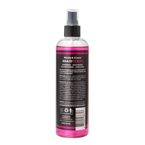 Nicole And Alyssa Hair Braid Spray 10 Oz