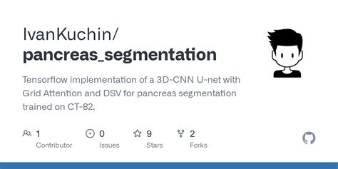 Github Ivankuchinpancreassegmentation Tensorflow Implementation Of A 3d Cnn U Net With Grid
