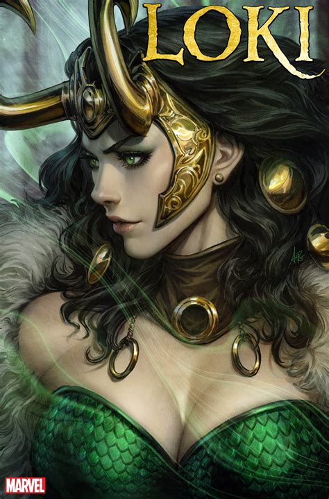 Lady Loki Is Reborn In Artgerms Stunning New Loki 1 Variant Cover