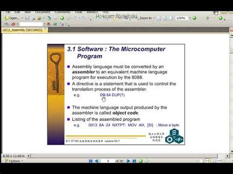 4b Microprocessor 80x86 Assembly Language And Addressing Modes YouTube