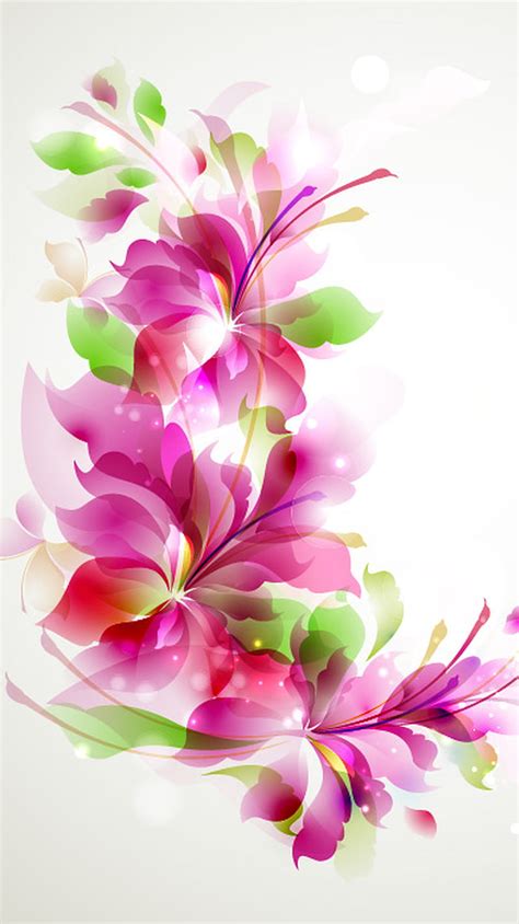 Wallpaper Hd Abstract Flowers