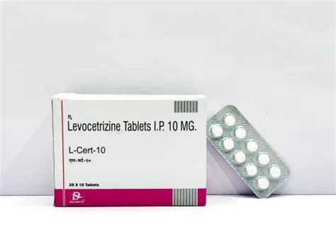 Levocetirizine Hcl 10 At ₹ 44 Stripe Anti Cold Medicine In Ahmedabad Id 12770663591