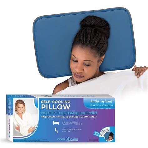 Kathy Ireland Health And Wellness Pillow Cooling Pad Pressure Activated Recharges