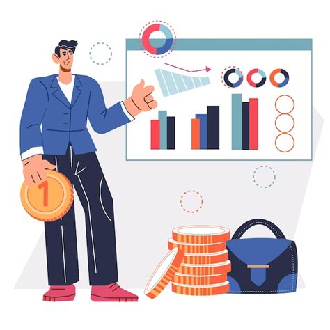 Premium Vector Analyzing Data And Business Report Concept With