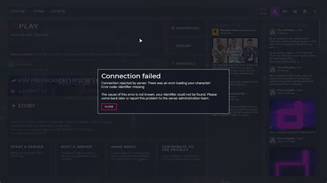 Code Eror Identifier Missing FiveM Discussion Cfx Re Community