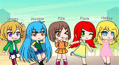 5 Gassy Girls In Gacha Club By Glitterfun On Deviantart