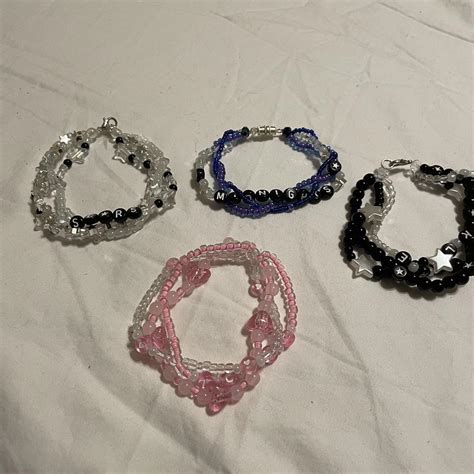 Taylor Swift Set Four Taylor Swift Themed Braclets Depop