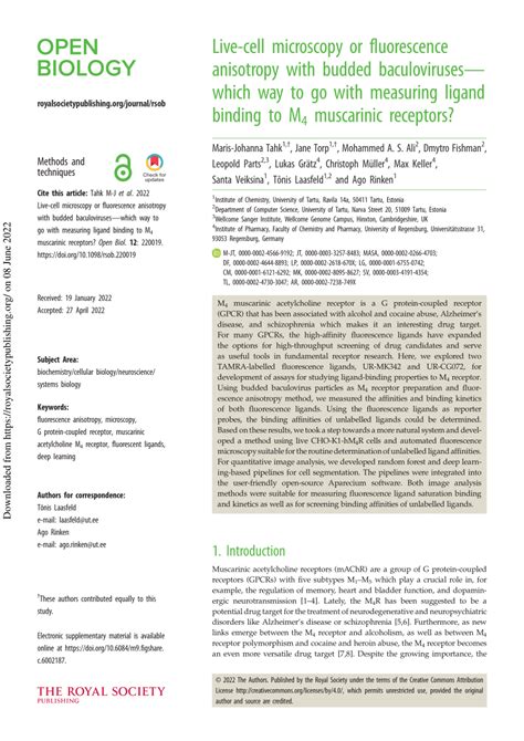 Pdf Live Cell Microscopy Or Fluorescence Anisotropy With Budded Baculoviruses Which Way To