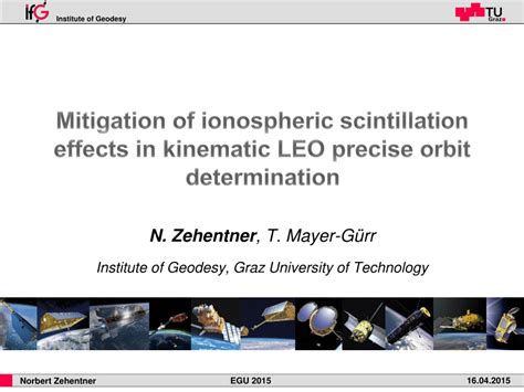 Pdf Mitigation Of Ionospheric Scintillation Effects In Kinematic Leo