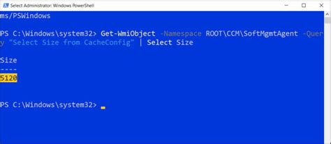 How To Find SCCM Cache Size Using PowerShell Prajwal Org