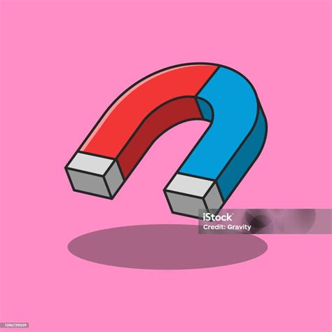 말굽 자석 일러스트 디자인 격리된 개체 디자인 방문 페이지 스티커 배너 아이콘 책 표지 등에 적합 자석에 대한 스톡 벡터 아트 및 기타 이미지 Istock