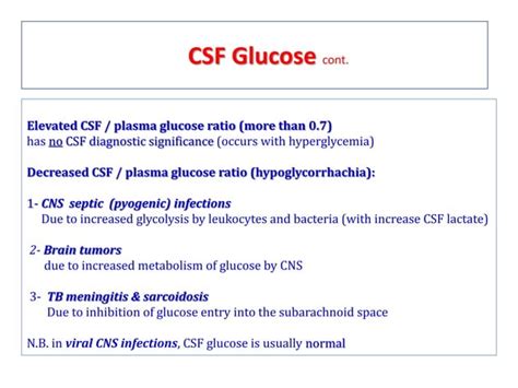 Csf Analysis Ppt