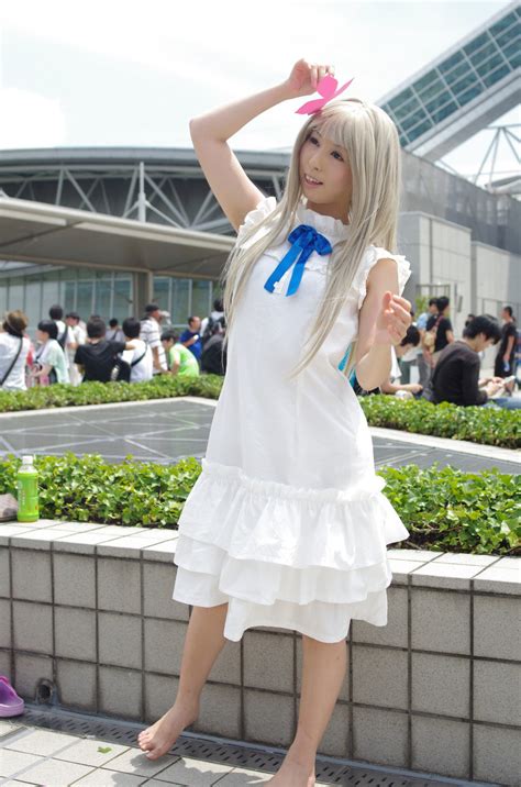 C82夏コミにav女優・おぐりみくが『あの花』のめんまコスプレで登場 みんくちゃんねる