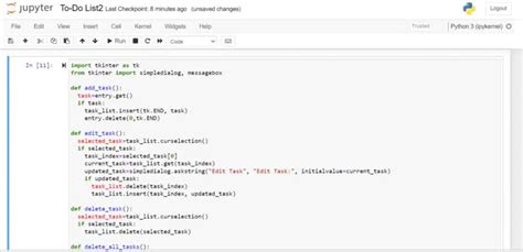 Shriya Ag On Linkedin Pythonprogramming Todolist Task1 Codsoft