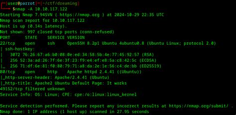 tryhackme writeup — dreaming while the king of dreams was… by redmonk3y medium