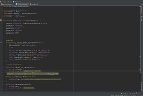 Android Studio Error String Literal In SetText Cannot Be Translated