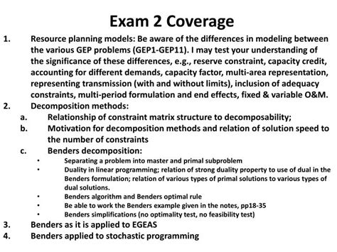 Ppt Exam 2 Coverage Powerpoint Presentation Free Download Id2507371
