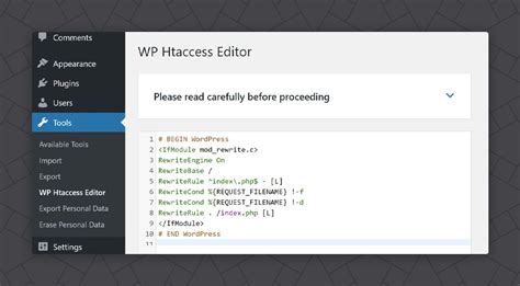 WordPress Htaccess File A Comprehensive Guide Gloria Themes