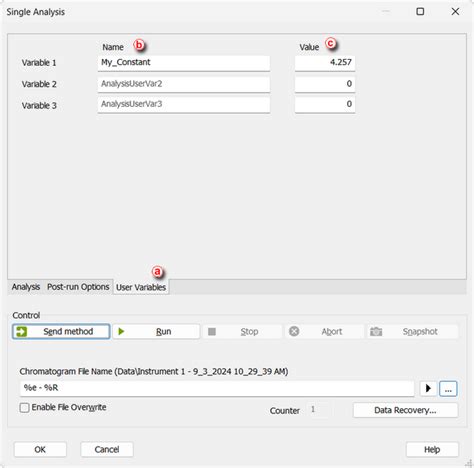 User Variables