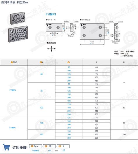 自润滑滑板 石墨滑板 模具导板 20mm 碳钢 凡一商城
