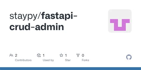 Pull Requests Staypy Fastapi Crud Admin GitHub