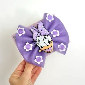 Daisy Duck Hair Bow Donald Duck Girlfriend Hair Clip Disney Daisy